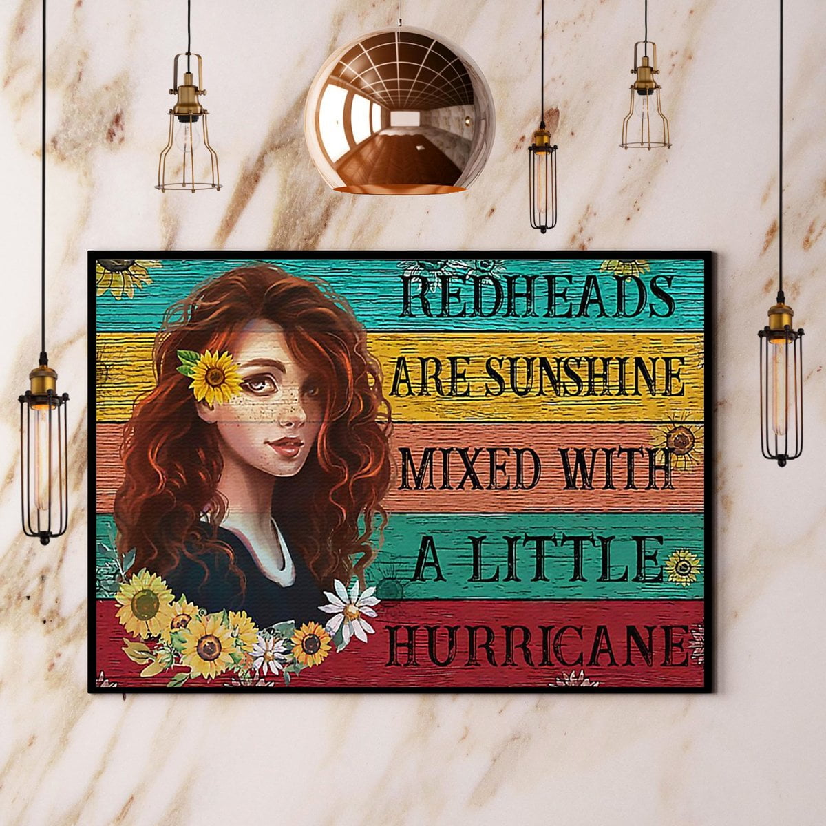Redheads Are Sunshine Mixed With A Little Hurricane Sunflower Paper ...
