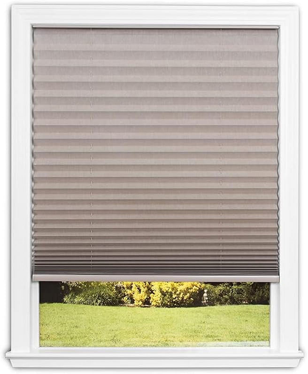 Redi Shade Easy Lift Trim-at-Home Cordless Pleated Light Blocking Shade ...