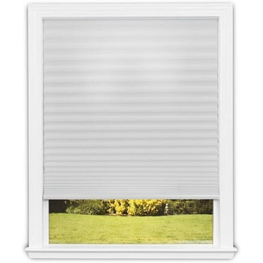 Redi Shade No Tools Original Arch Light Filtering Pleated Fabric Shade ...