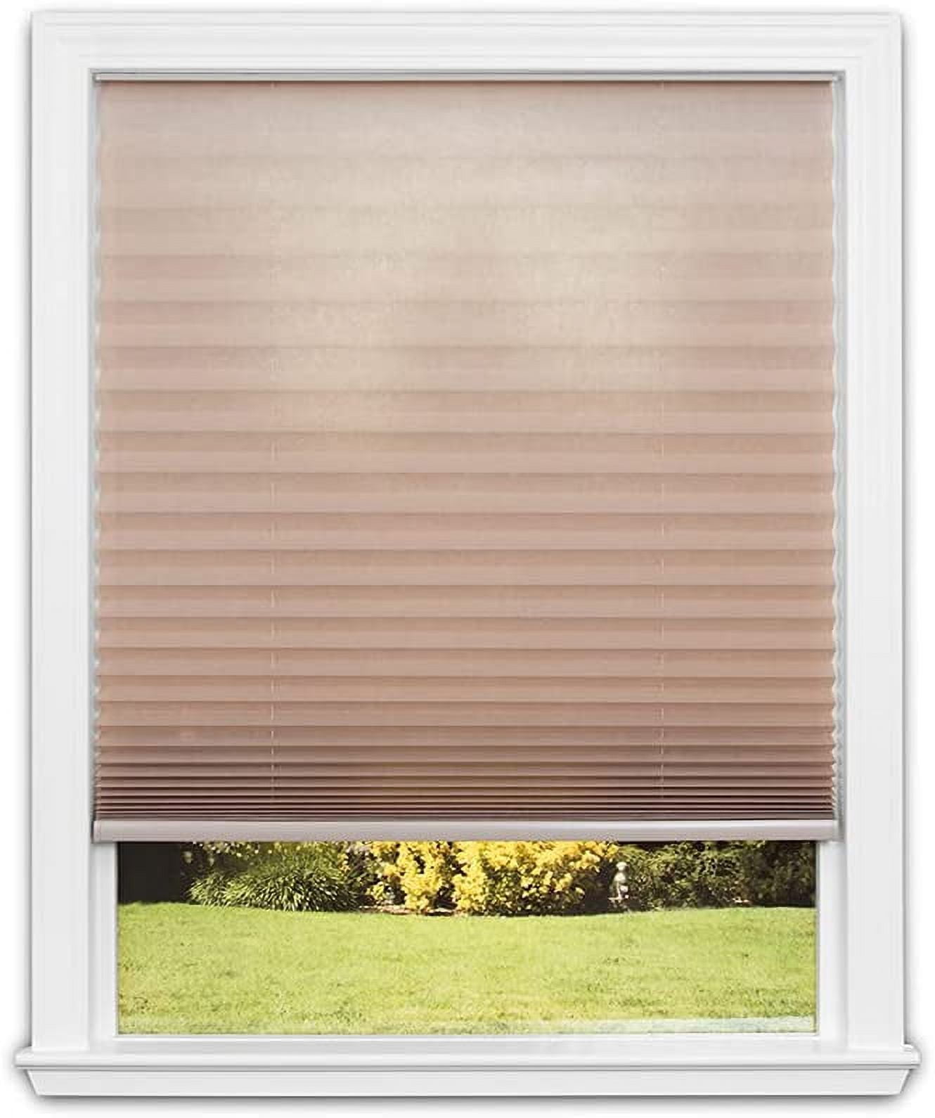 Redi Shade No Tools Trim-at-Home Easy Lift Pleated Fabric Cordless ...