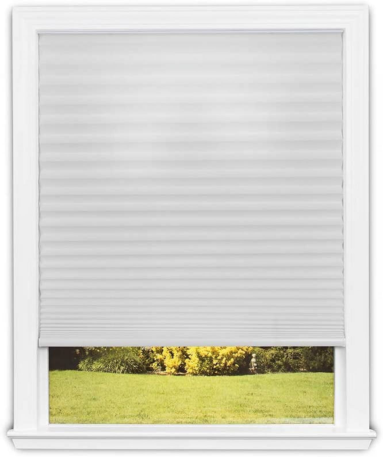 Redi Shade No Tools Trim-at-Home Easy Lift Pleated Fabric Cordless ...