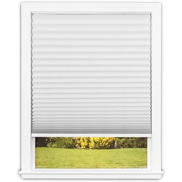 Redi Shade No Tools Original Light Filtering Pleated Paper Shade White ...