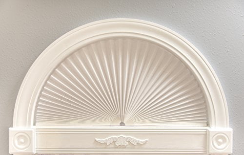 Redi Shade No Tools Light Filtering Fabric Arch Window Shade, White 72 ...