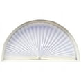 Redi Shade No Tools Original Arch Light Filtering Pleated Fabric Shade ...