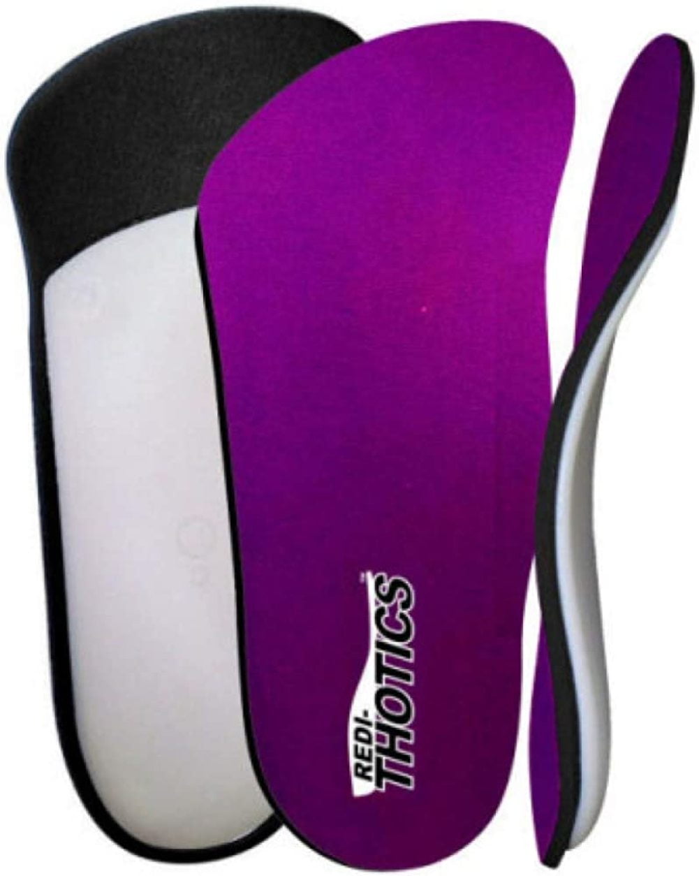 Redi-Thotics Comfort Shoe Insoles, Slim 3/4 Orthotic, Purple, C - M 8-8.5 / W 9-9.5 - Walmart.com
