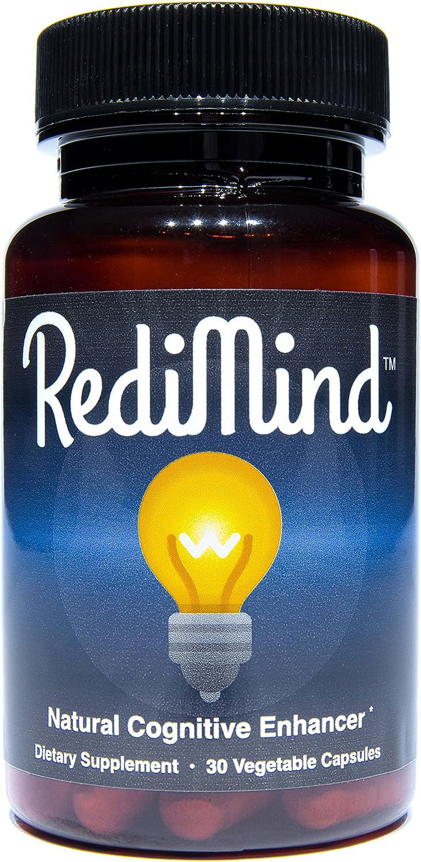 RediMind - Natural Cognitive Enhancement Supplement - Non-GMO, Vegan ...