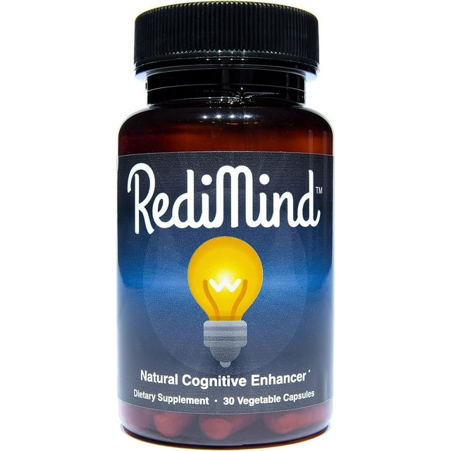 RediMind - Natural Cognitive Enhancement Supplement - Non-GMO, Vegan ...