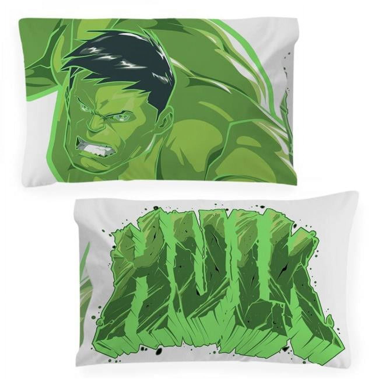 Marvel Avengers Incredible Hulk Glow in the Dark Reversible Pillow Case ...