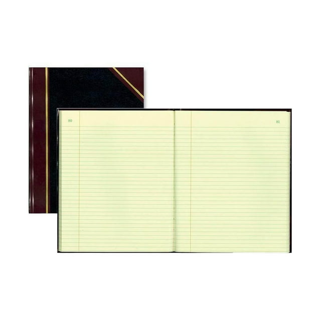 Rediform Black Texhide Cover Record Books - 300 Sheet(s) - Thread Sewn ...
