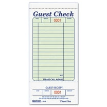 [500] Gorilla Supply Guest Check Book 3.4" x 6.73" Server Notepads ...