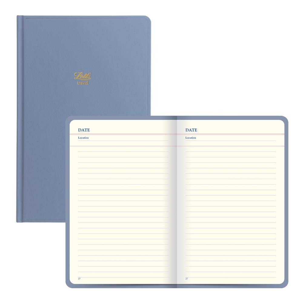 Letts Icon Book Travel Journal, Cream Paper, 192 Pages, 7.625 x 5 x 0. ...