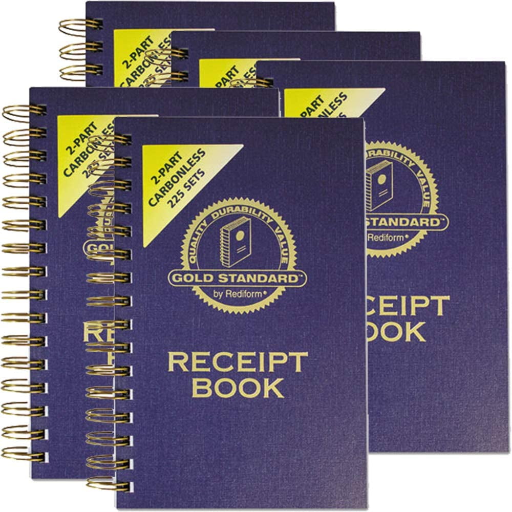 Rediform Money Receipt Book, Gold Standard, Two-Part Carbonless, 8.5 x ...