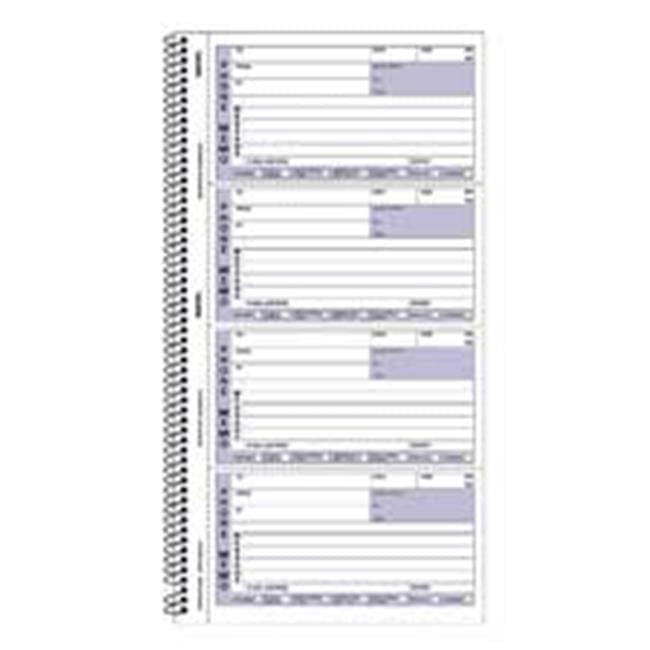 Rediform Office Products RED50076 Telephone Call Record Book- 11in.x5 ...