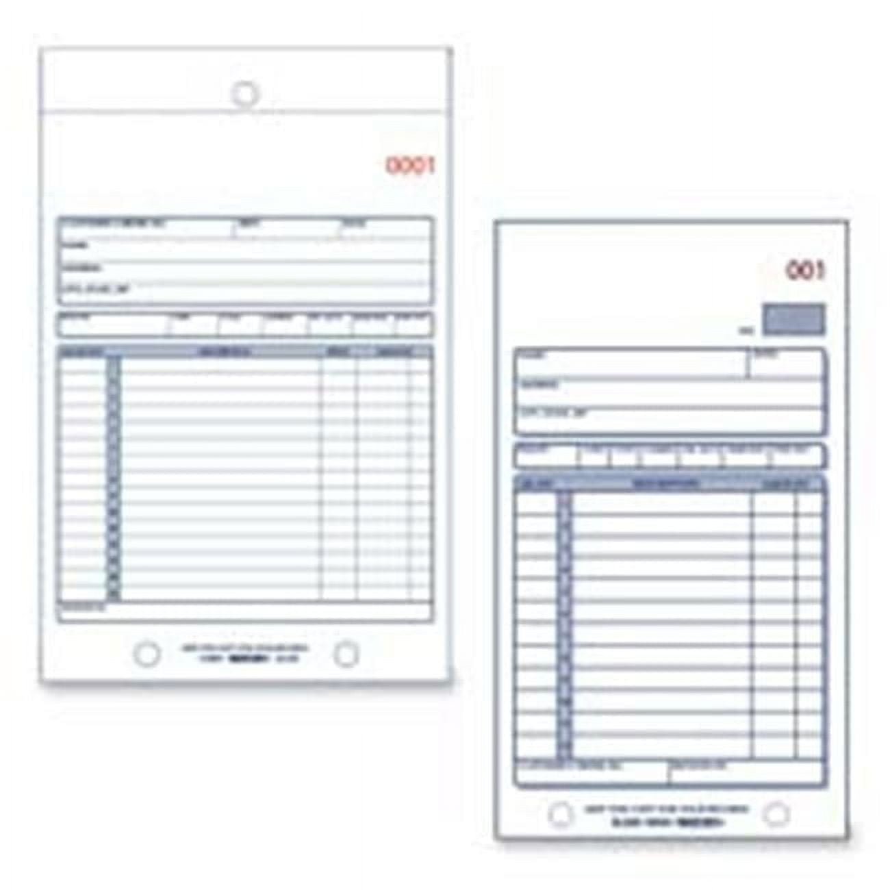 Rediform Office Products Sales Book Form 5-.50in.x7-.88in.- 50-BK ...