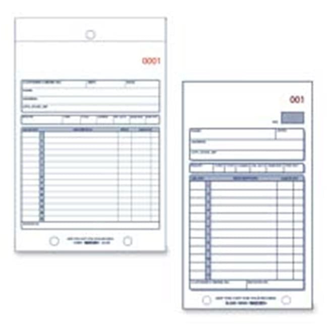 Rediform Office Products Sales Book Form- Carbonless- 2 Part- 4-.25in ...