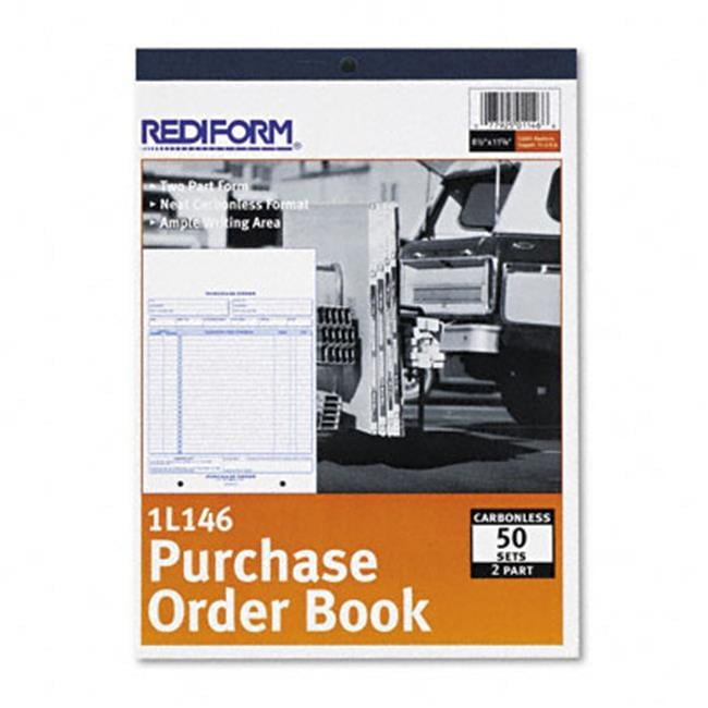 Rediform Purchase Order Bottom Punch Letter Carbonless 2-Part 50 Sets ...