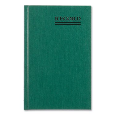 MyOfficeInnovations Black Record Book 11-3/4" x 7-1/4" 217919 - Walmart.com