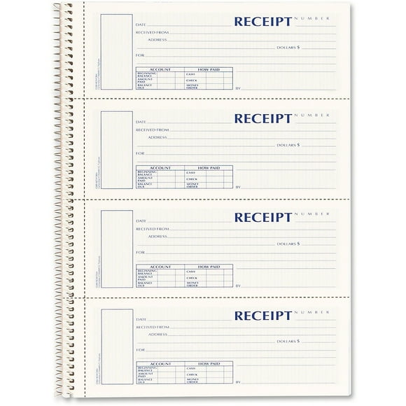 Receipt & Order Books in Forms & Recordkeeping - Walmart.com