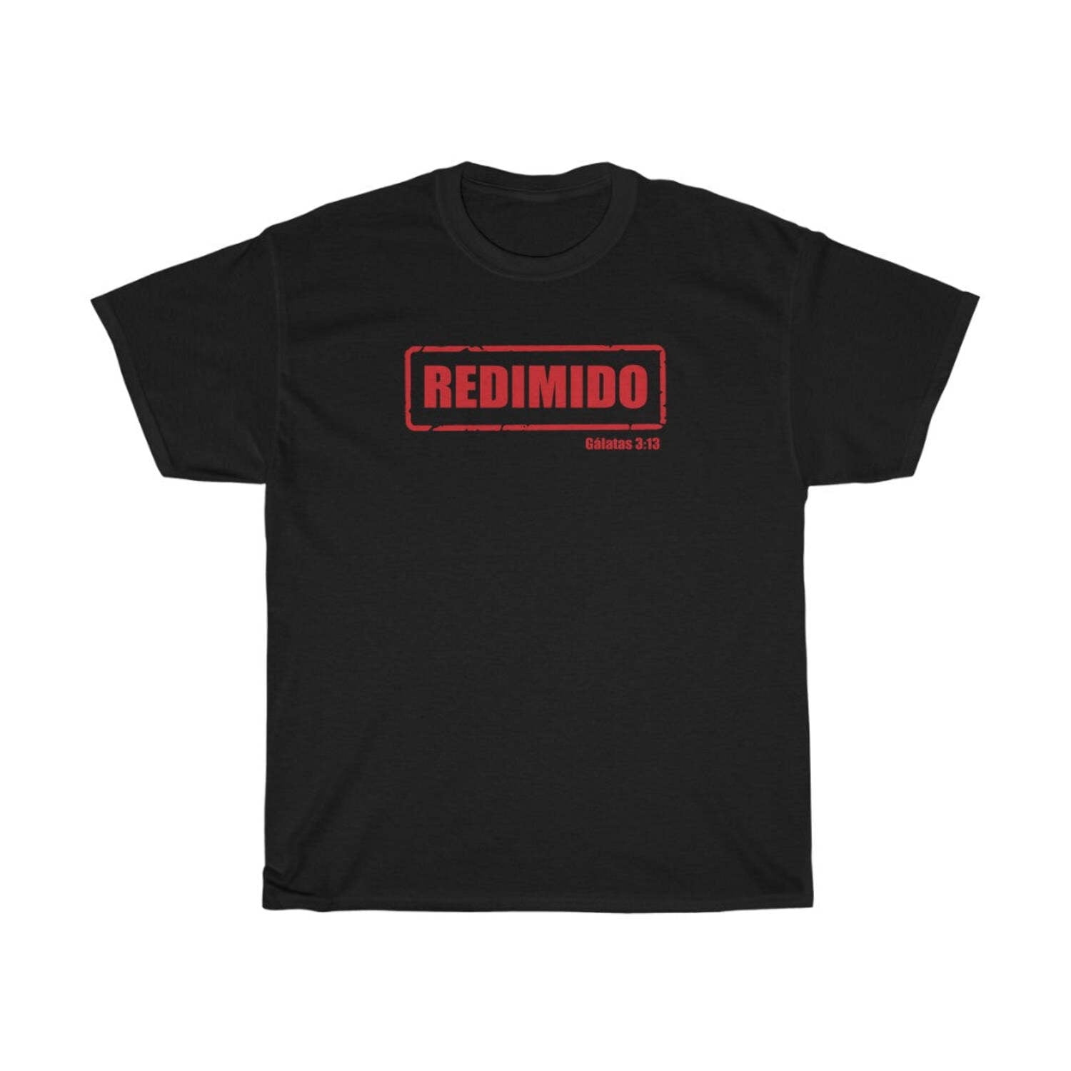 Redimido Men Unisex Heavy Cotton Tee - Walmart.com