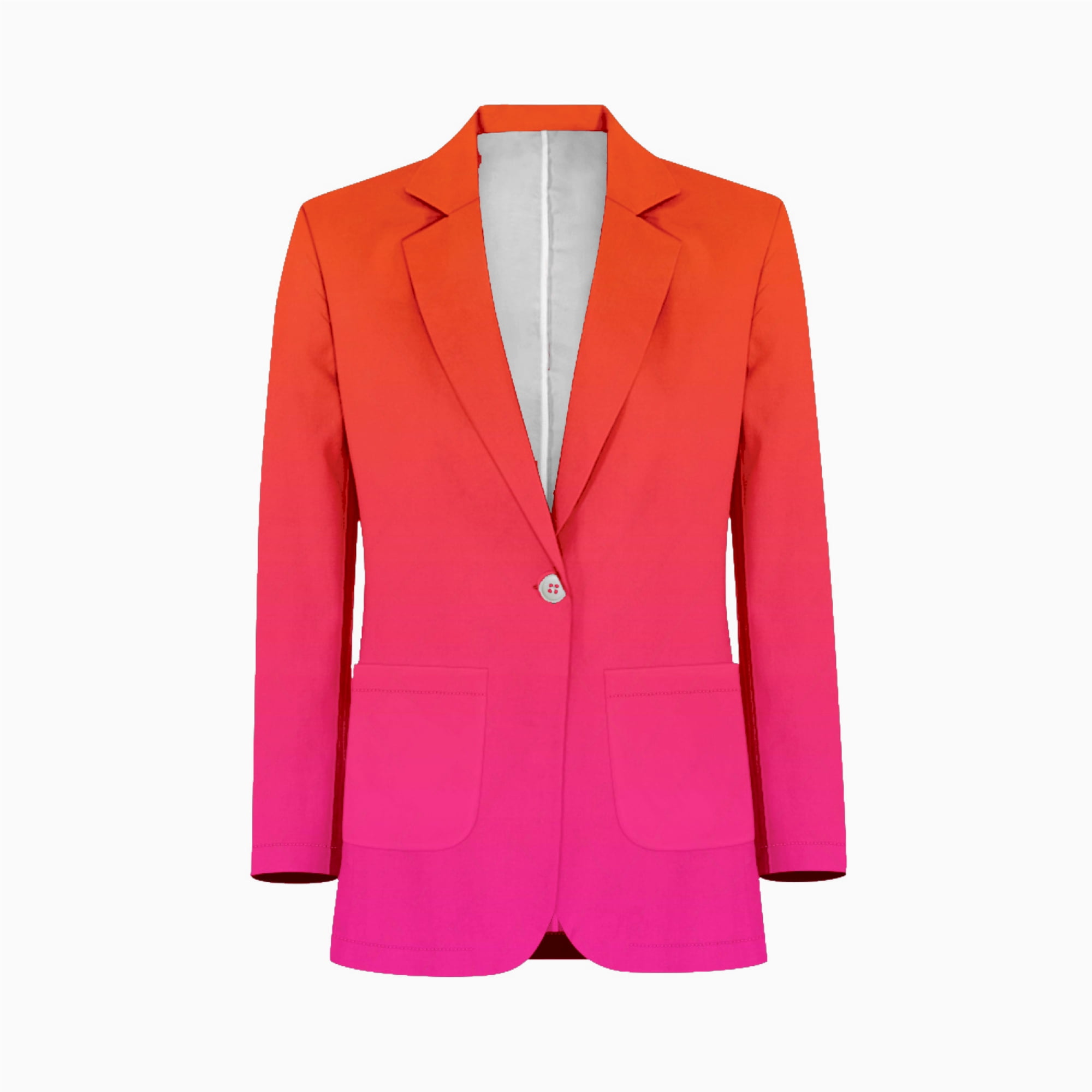 Redish pink gradient Mens Suits Shawl Collar Slim Fit Suit Mens Groom ...