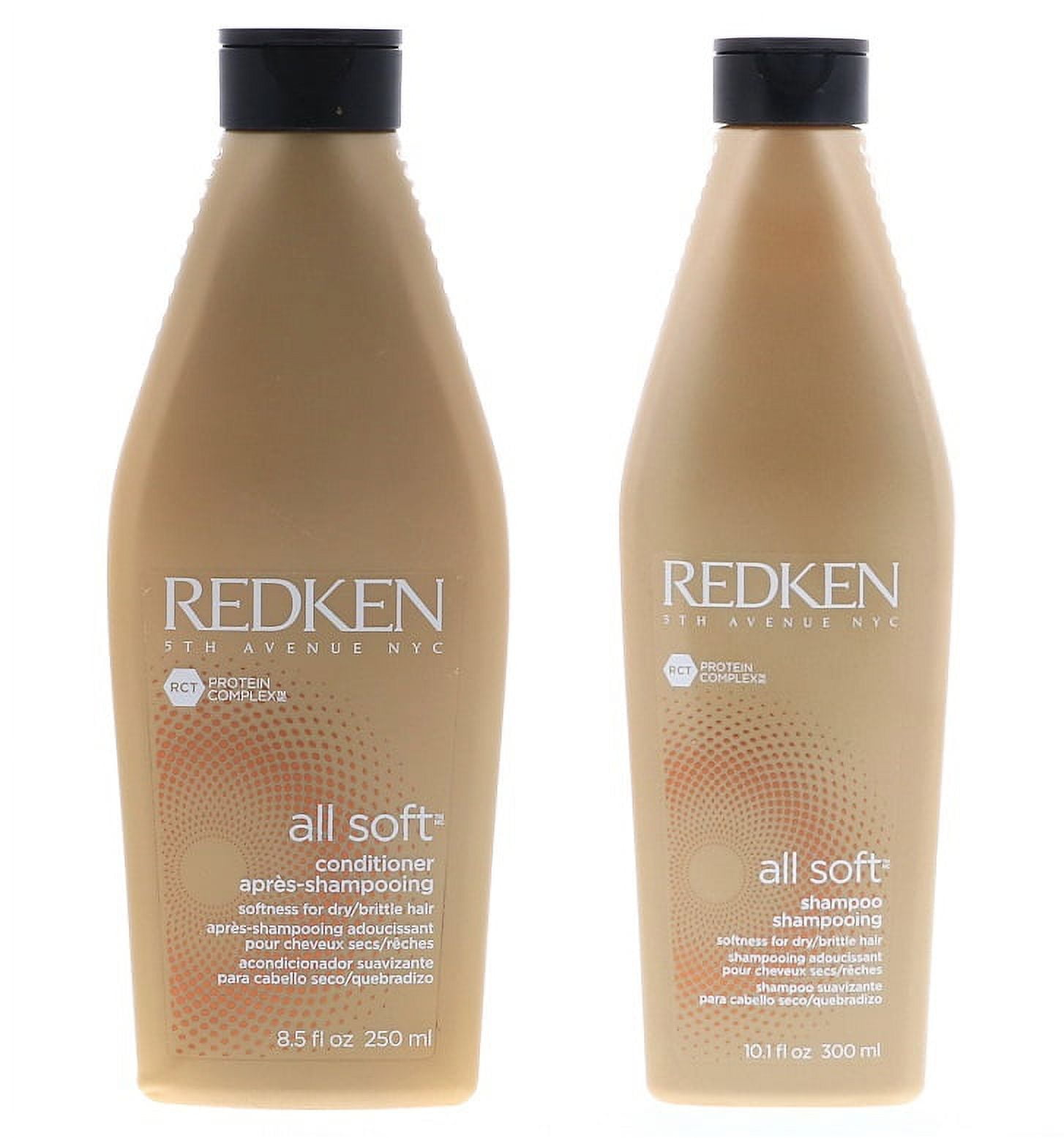 Redken All Soft Conditioner, 8.5 oz 1 Pc, Redken All Soft Shampoo, 10.1 ...