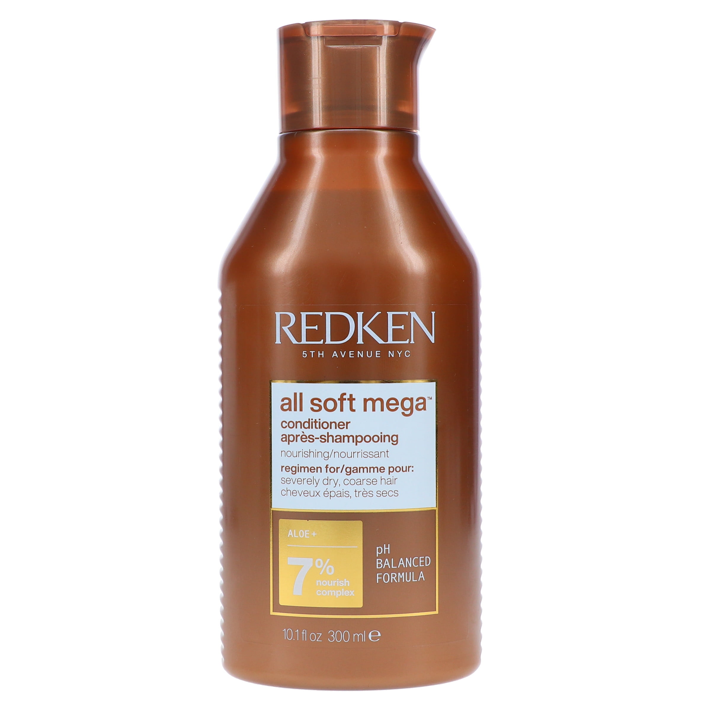 Redken All Soft Mega Conditioner 10.1 oz for Damaged Hair, Deep ...