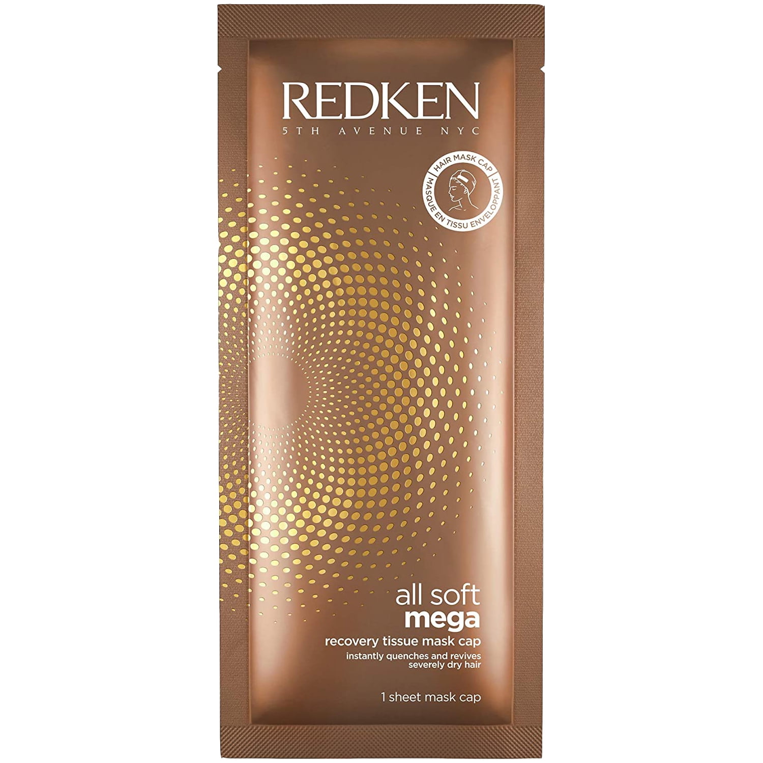 Redken All Soft Mega Recovery Tissue Mask Cap 1 Sheet Mask Cap ...