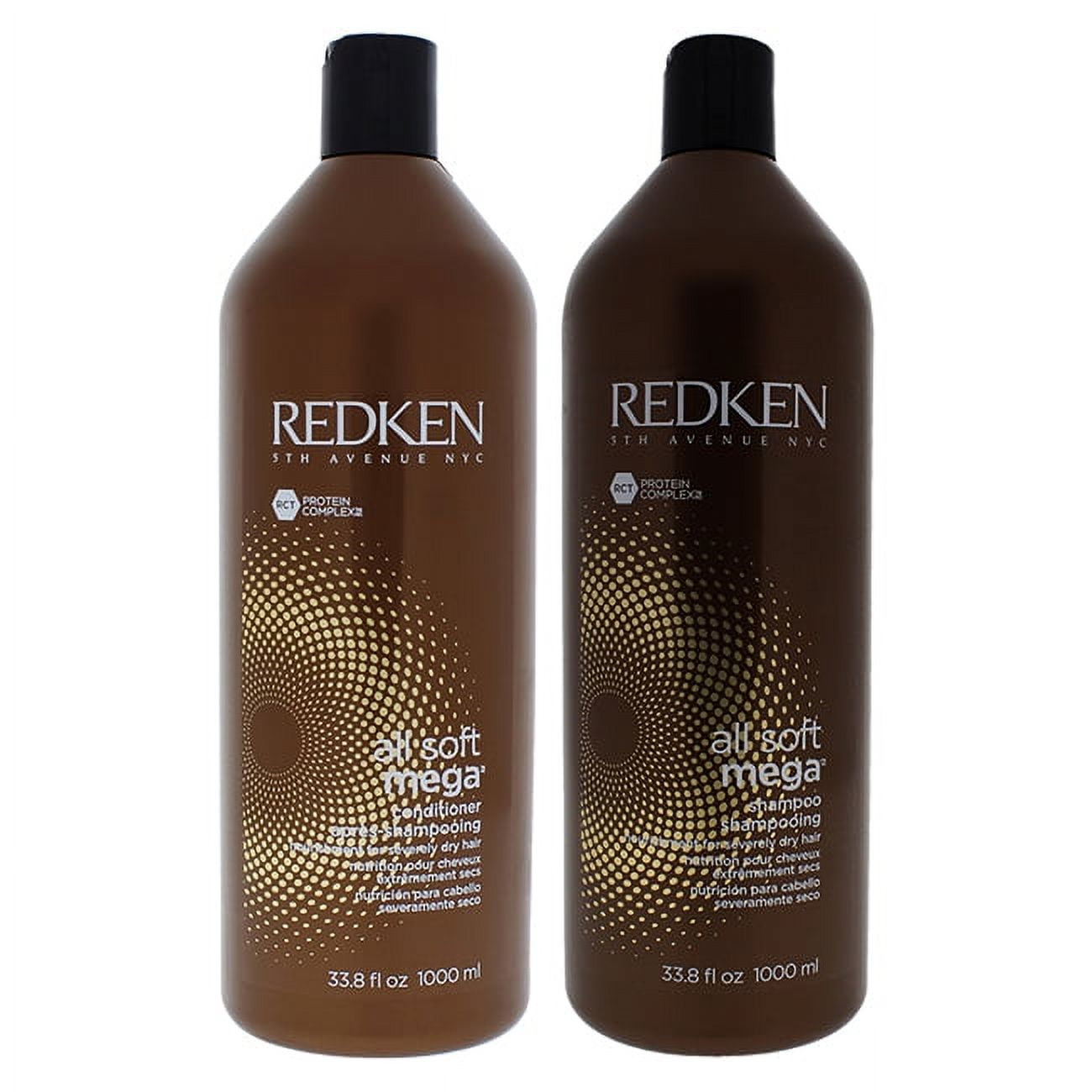 Redken Unisex All Soft Mega Shampoo and Conditioner DUO, Hydrating ...
