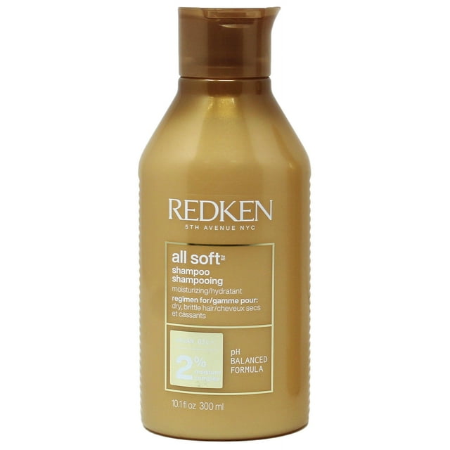 Redken All Soft Shampoo for Shine Hair, 10.1 oz - Walmart Business Supplies