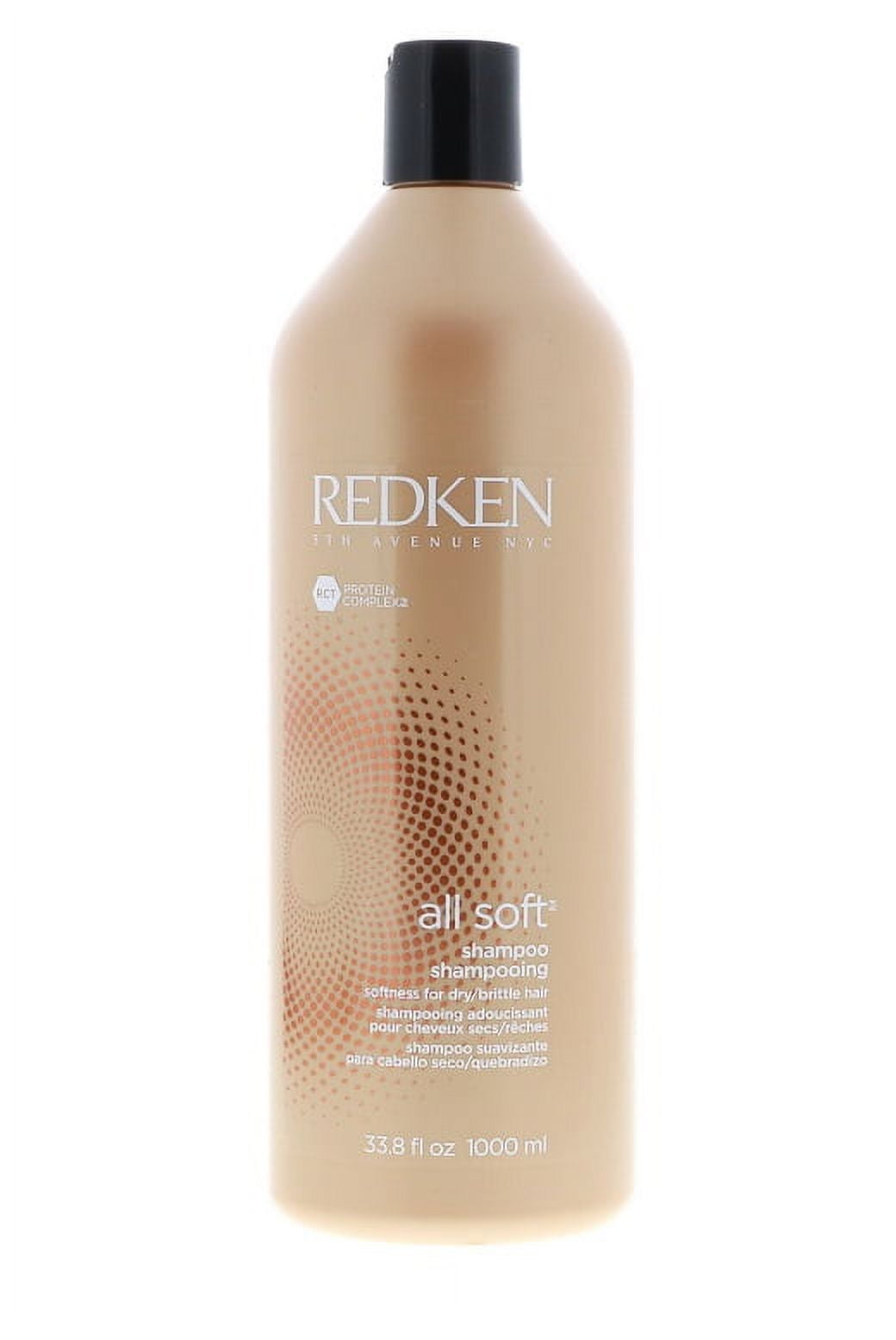 Redken All Soft Shampoo 33.8 oz /1000 ml - Walmart.com