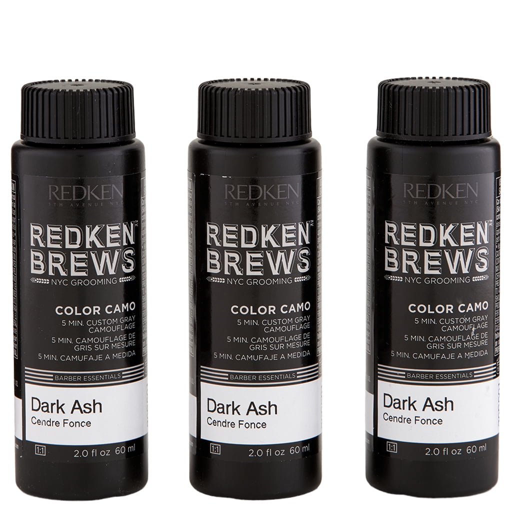 Redken Brews Color Camo 1NA Dark Ash 3 ct 2 oz - Walmart.com