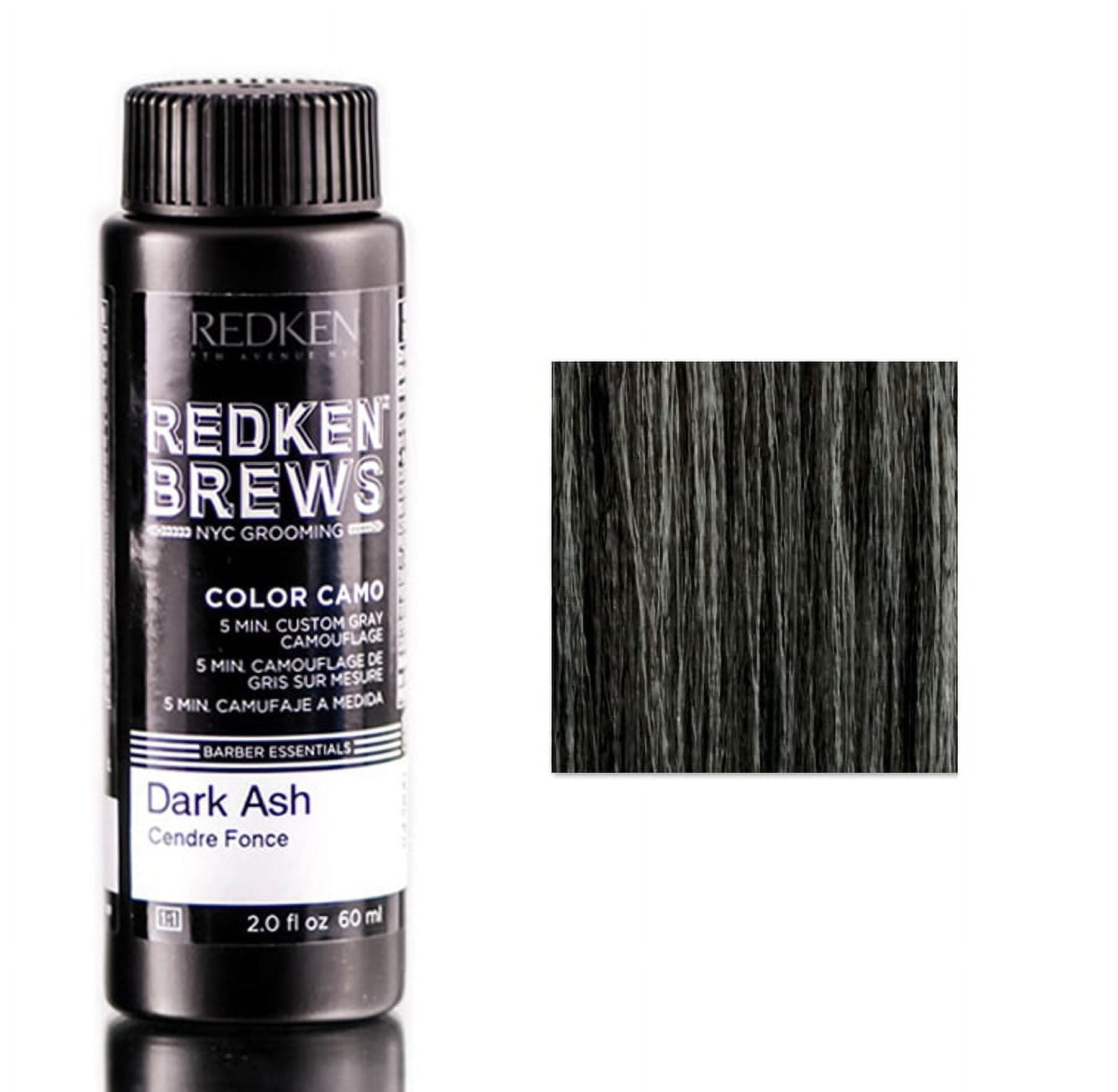 Redken Brews Color Camo- Dark Ash - Pack of 3 with Sleek Comb - Walmart.com