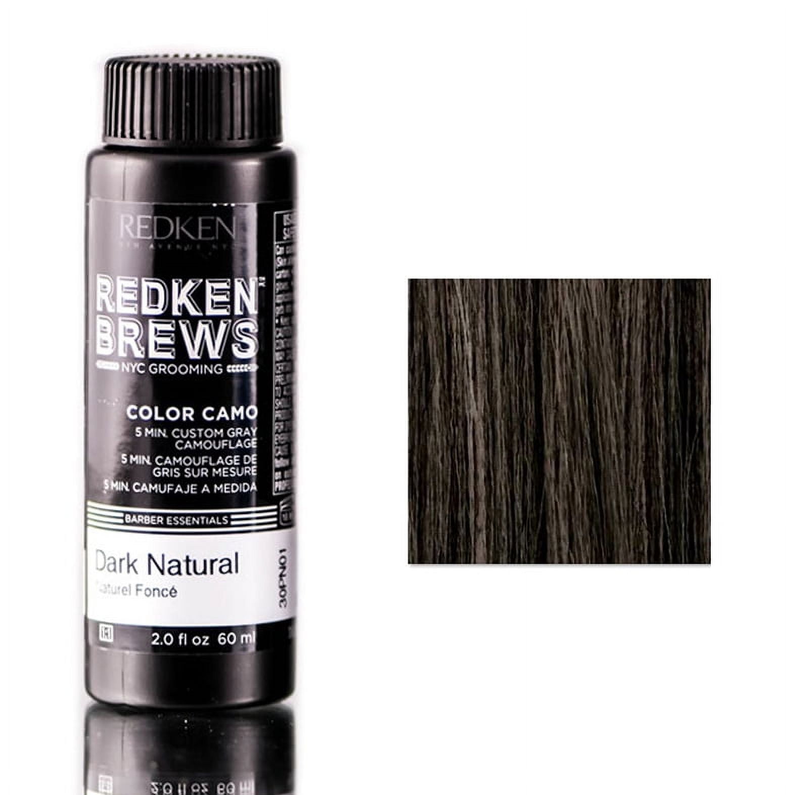 Redken Brews Color Camo- Dark Natural - Pack of 2 with Sleek Comb ...