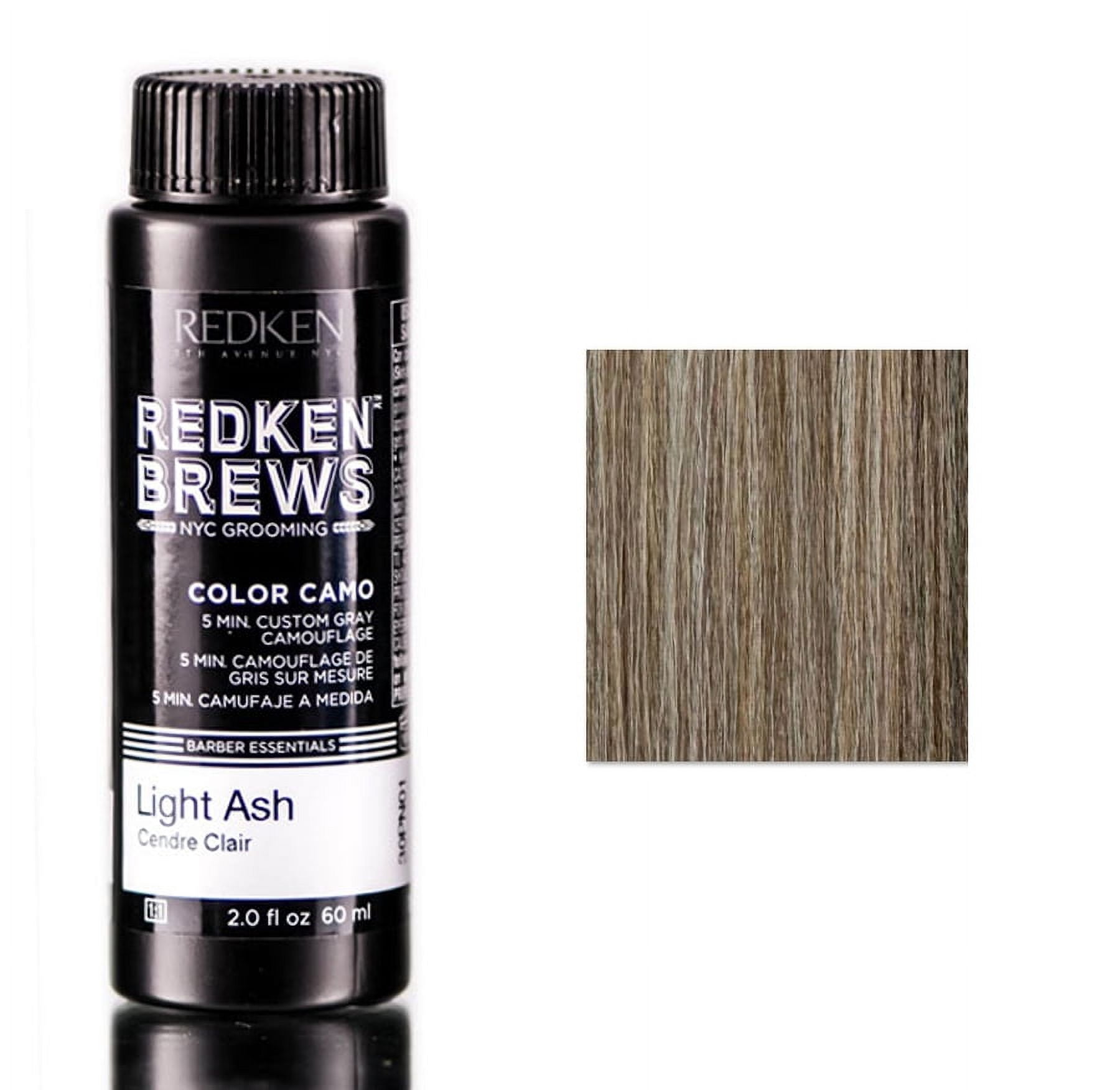 Redken Brews Professional Hair Dye - Light Ash Color Camo, Permanent ...