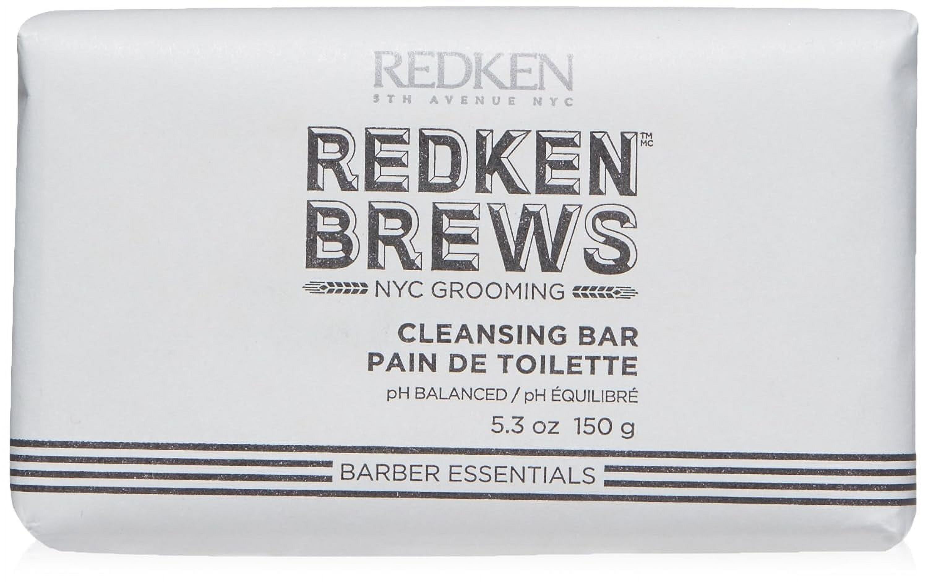 Redken Brews Men's Cleanse YYF14 Bar - Multi-Purpose Bar Soap For Face ...
