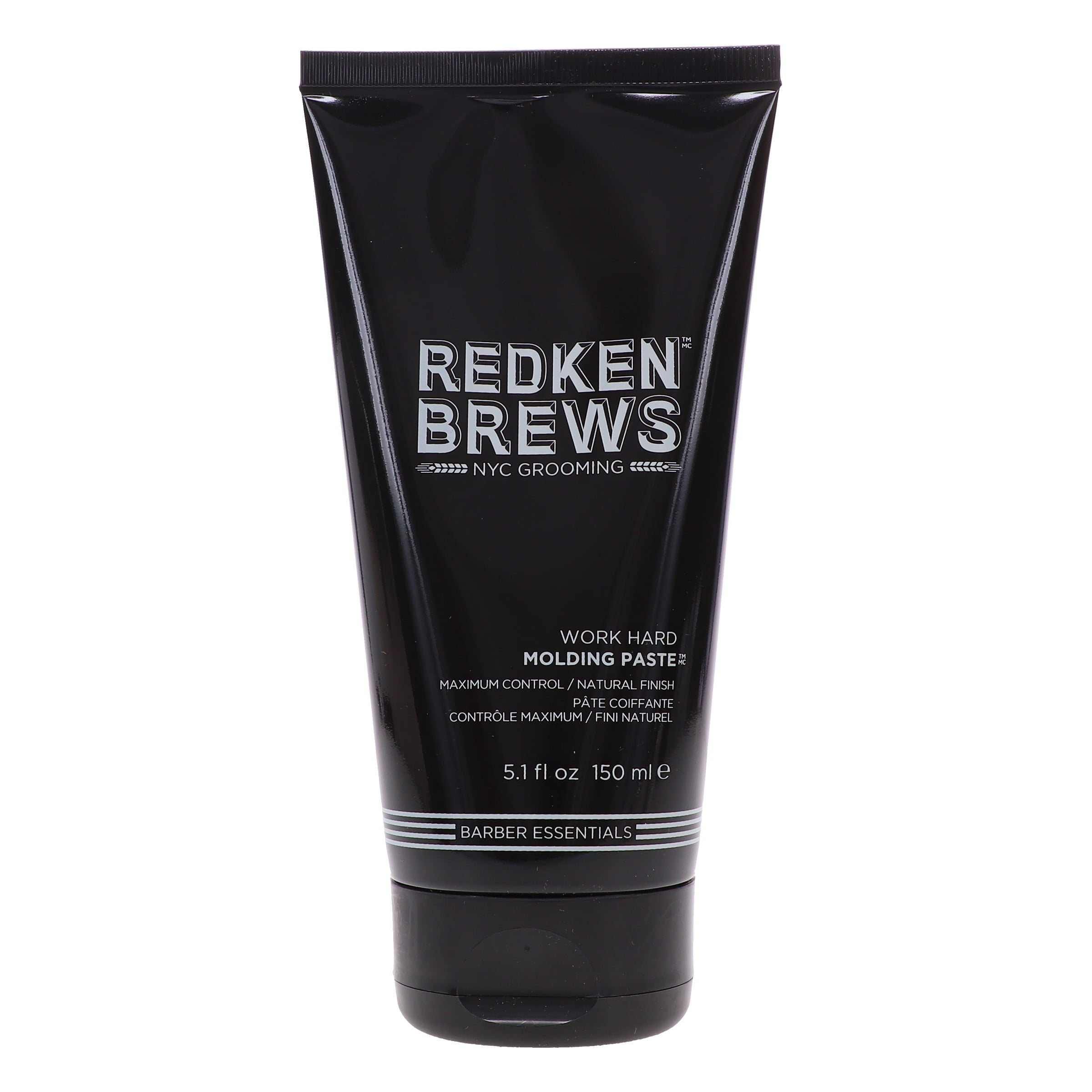Redken Brews Work Hard Molding Paste, Strong Hold, Flexible Texture, 5. ...