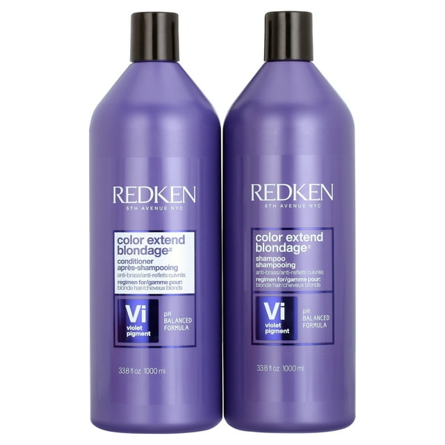 Redken Color Extend Blondage Shampoo & Conditioner, 33.8 oz COMBO PACK ...