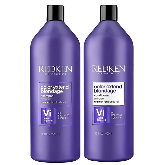 Redken Color Extend Blondage Shampoo and Conditioner Duo, 1 Liter ...