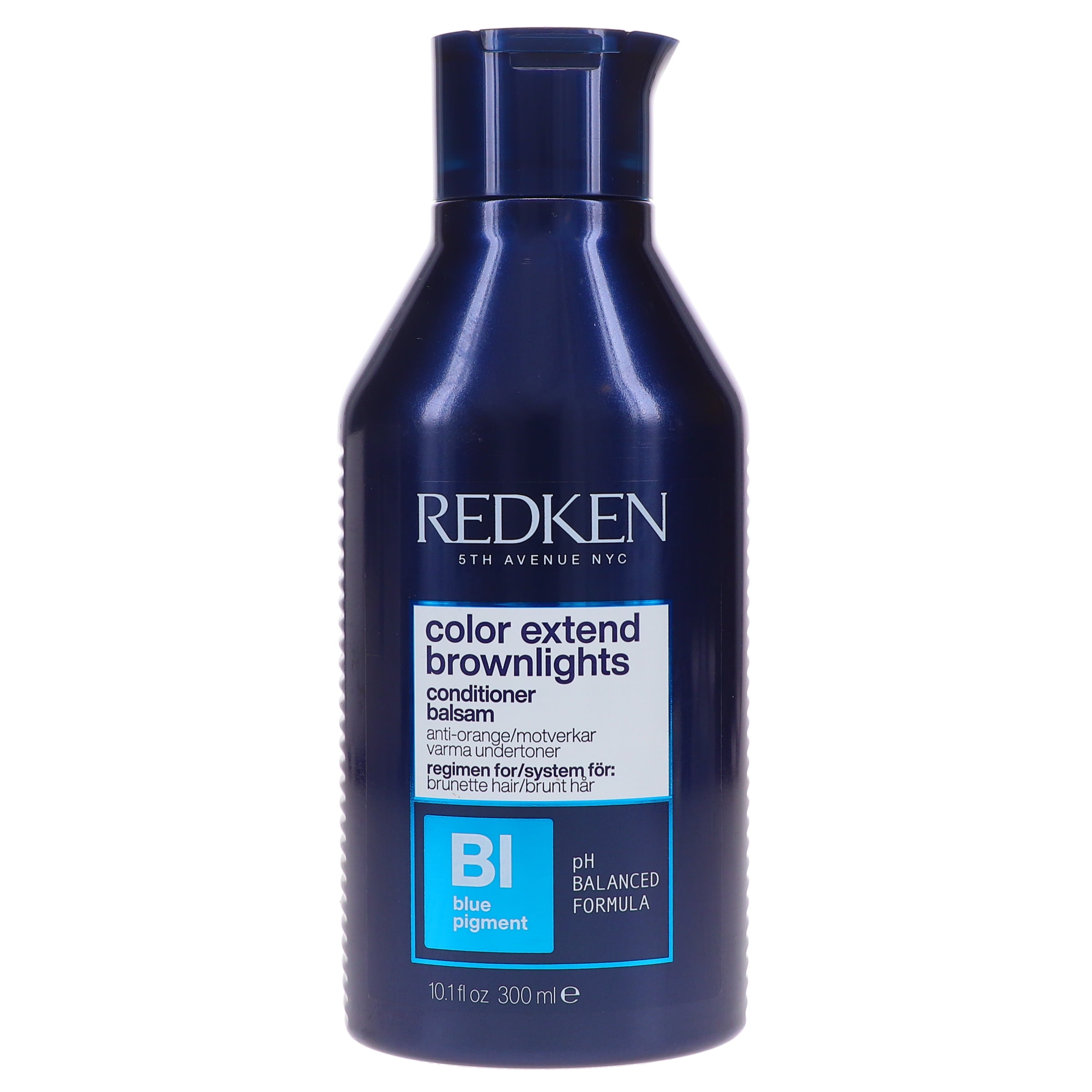 Redken Color Extend Brownlights Blue Pigment Conditioner, 10.1oz/300ml ...