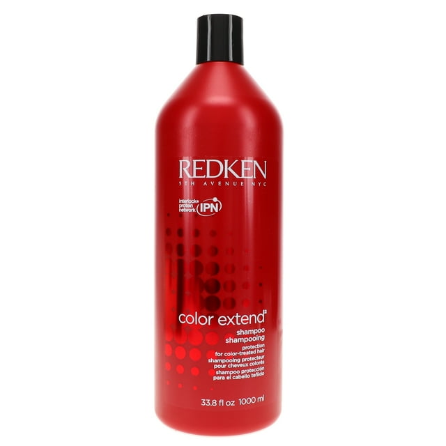Redken Color Extend Shampoo, Cleansing & Protecting Treated Hair, 33.8 ...