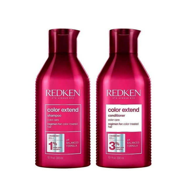 Redken Color Extend Shampoo and Conditioner 10.1oz Bundle for Color ...