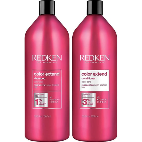Redken Color Extend Shampoo & Conditioner Set, Vibrant Color & Breakage ...
