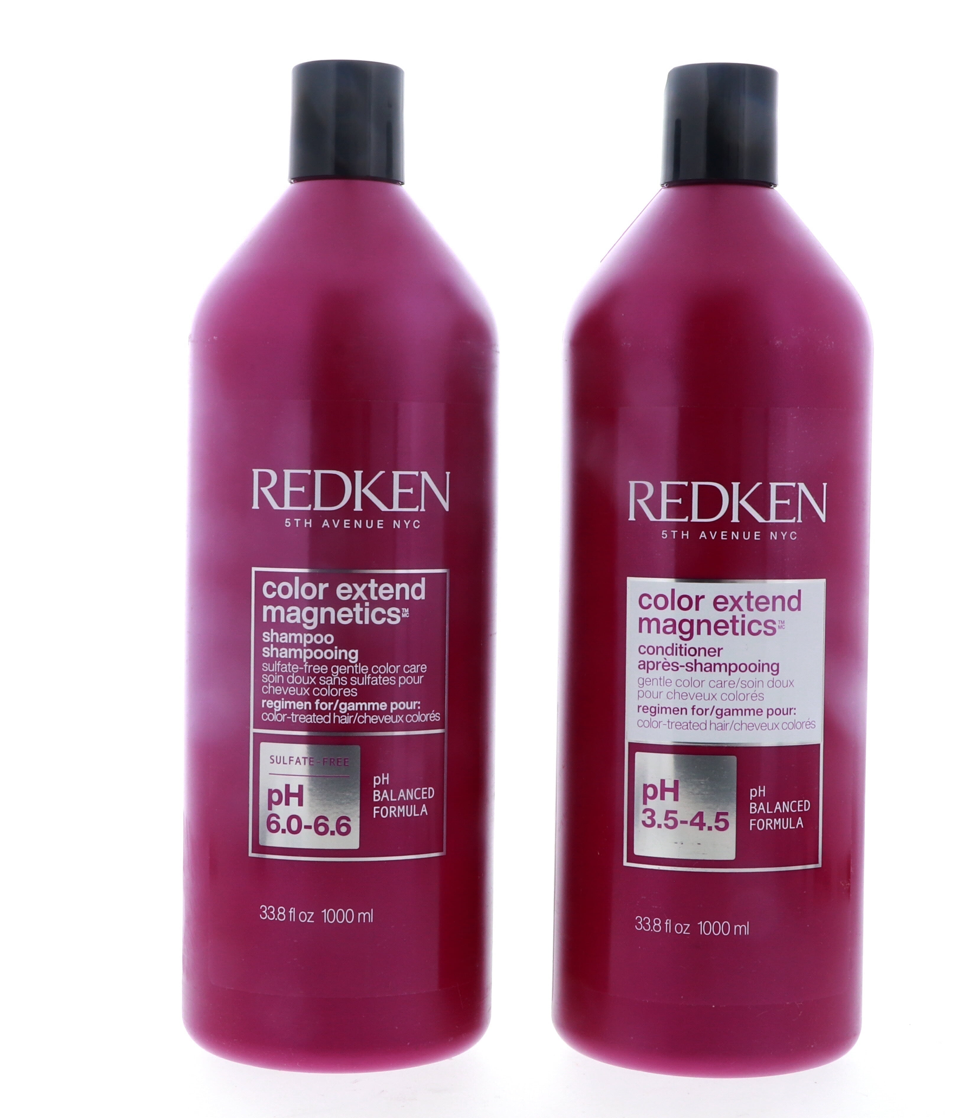 Redken Color Extend Magnetics Duo - Shampoo and Conditioner, 33.8 oz ...