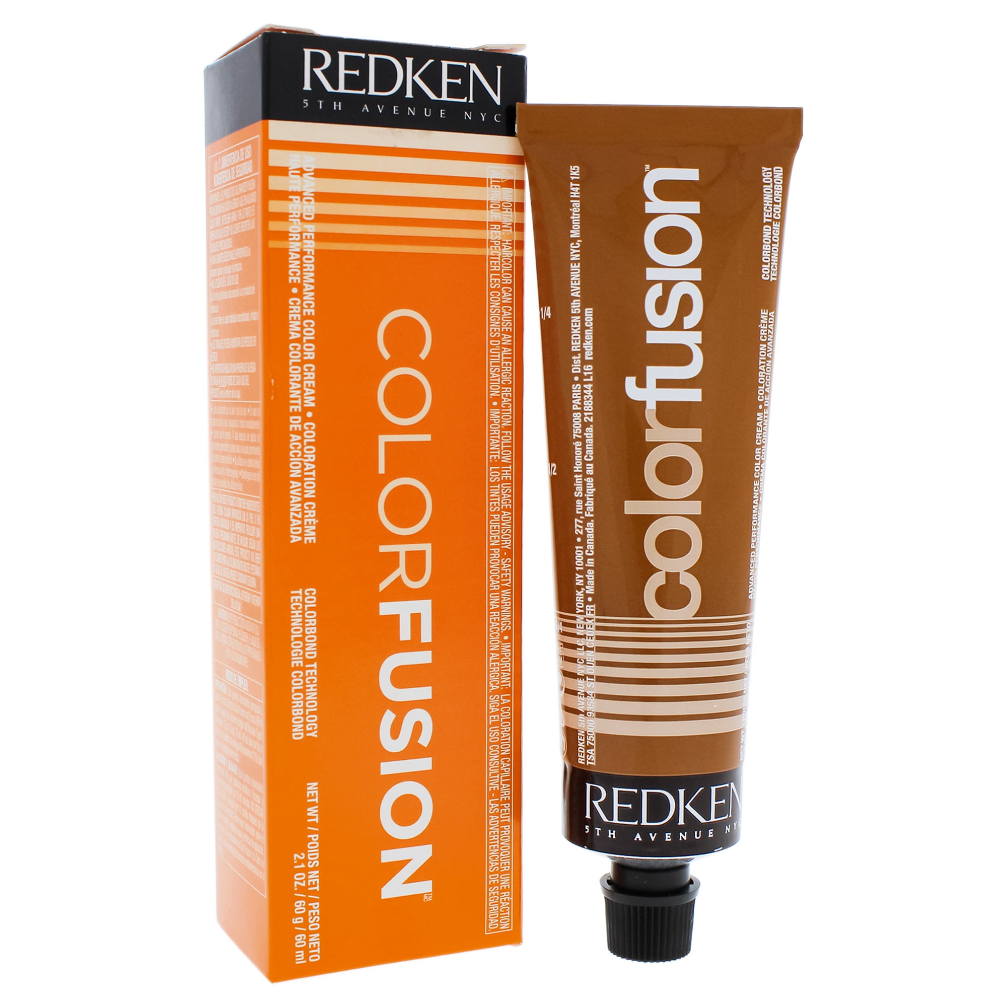 Redken Color Fusion Color Cream Natural Fashion - 5Gr Gold-Red - 2.1 oz ...
