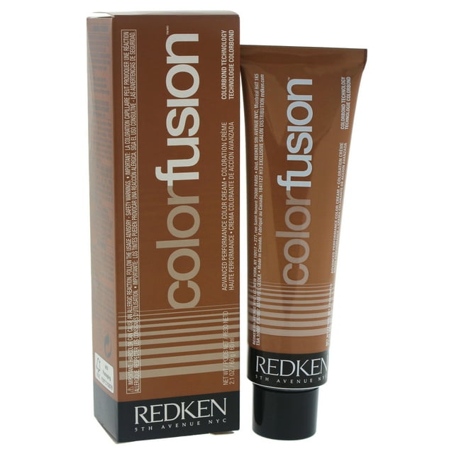 Redken Color Fusion Cream - Natural Fashion #6Mv Mahogany/Violet, 2.1 ...