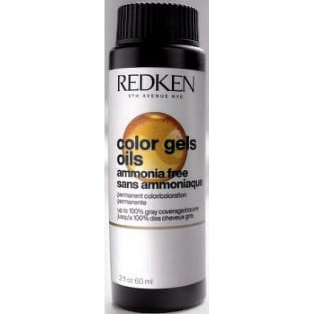 Redken Color Gels Oils - Permanent Liquid Hair Color, 100% Gray ...