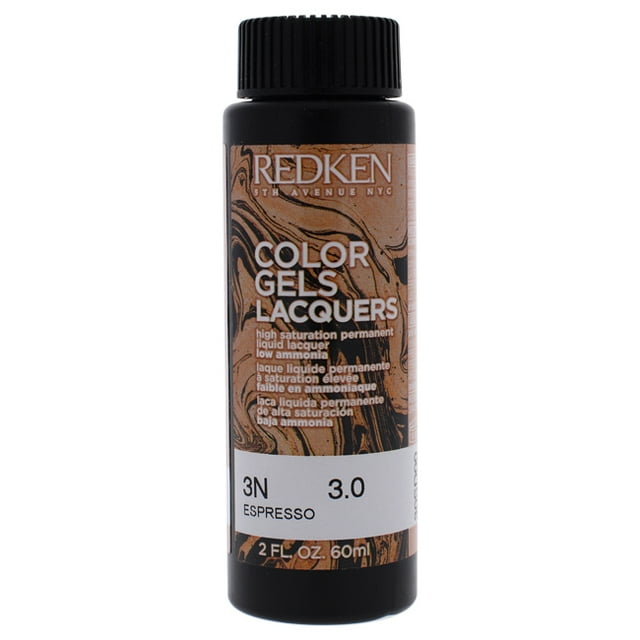 Redken Color Gels Permanent Conditioning Haircolor 3N - Espresso, 2 Oz ...