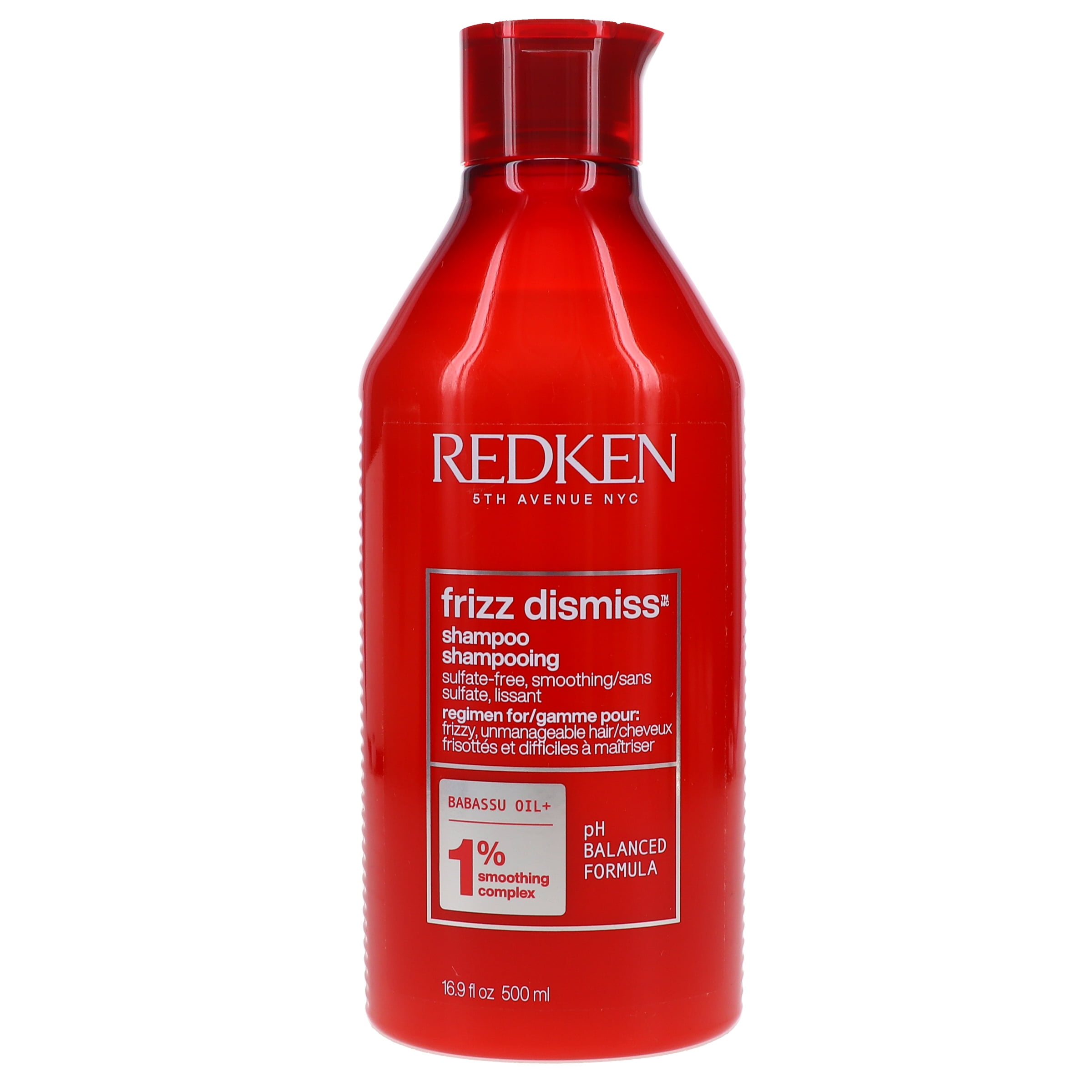 Redken Frizz Control & Detangler Shampoo, 16.9 oz - Sulfate-Free for ...