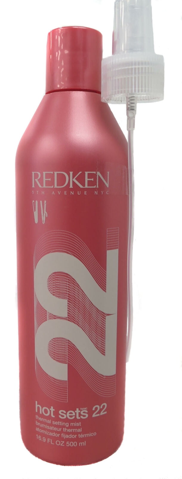 Redken Hot Sets 22 Thermal Setting Mist with Sprayer 16.9 oz - Walmart.com