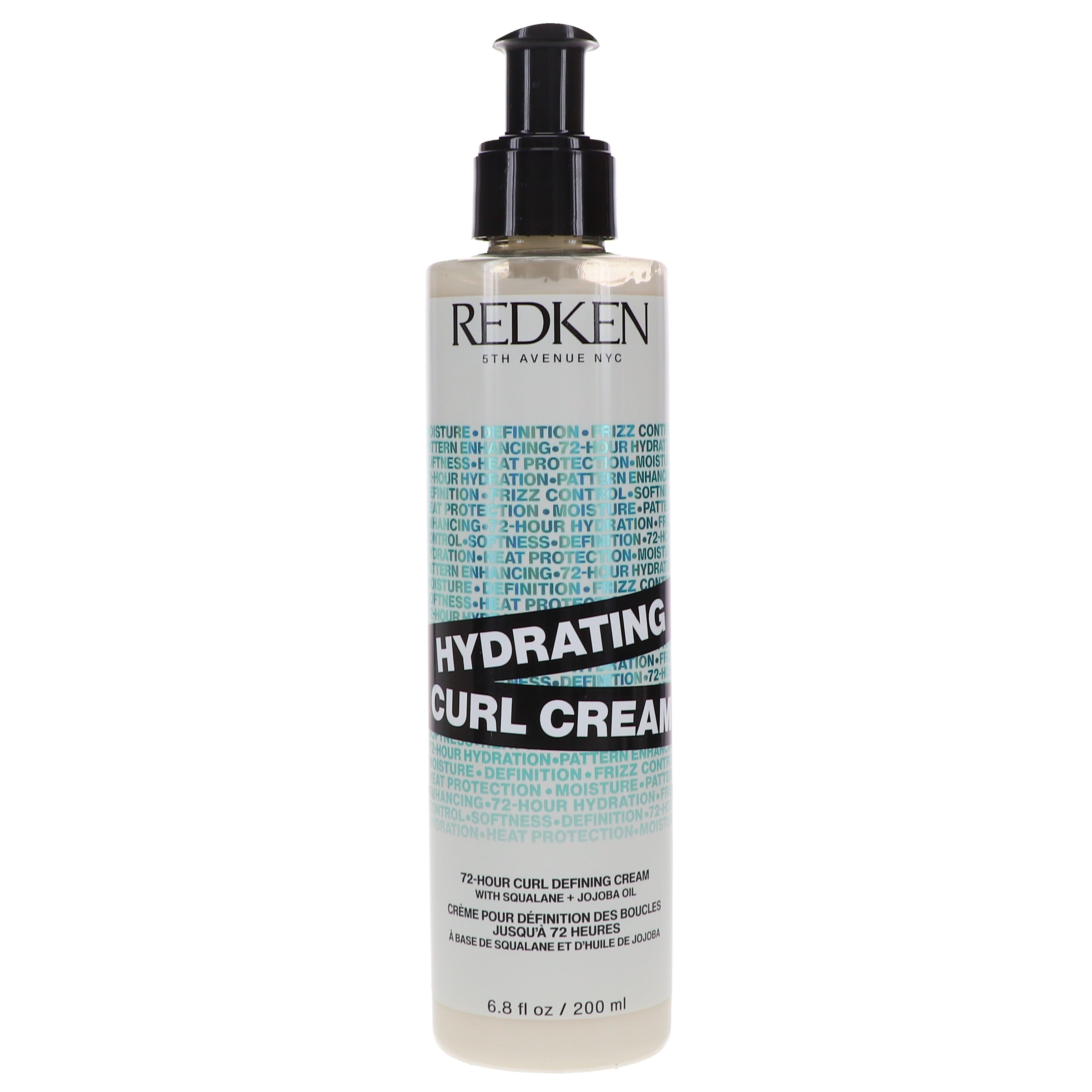 Redken Hydrating Curl Creme, 6.8 oz, Defines Curls, Reduces Frizz, Heat ...